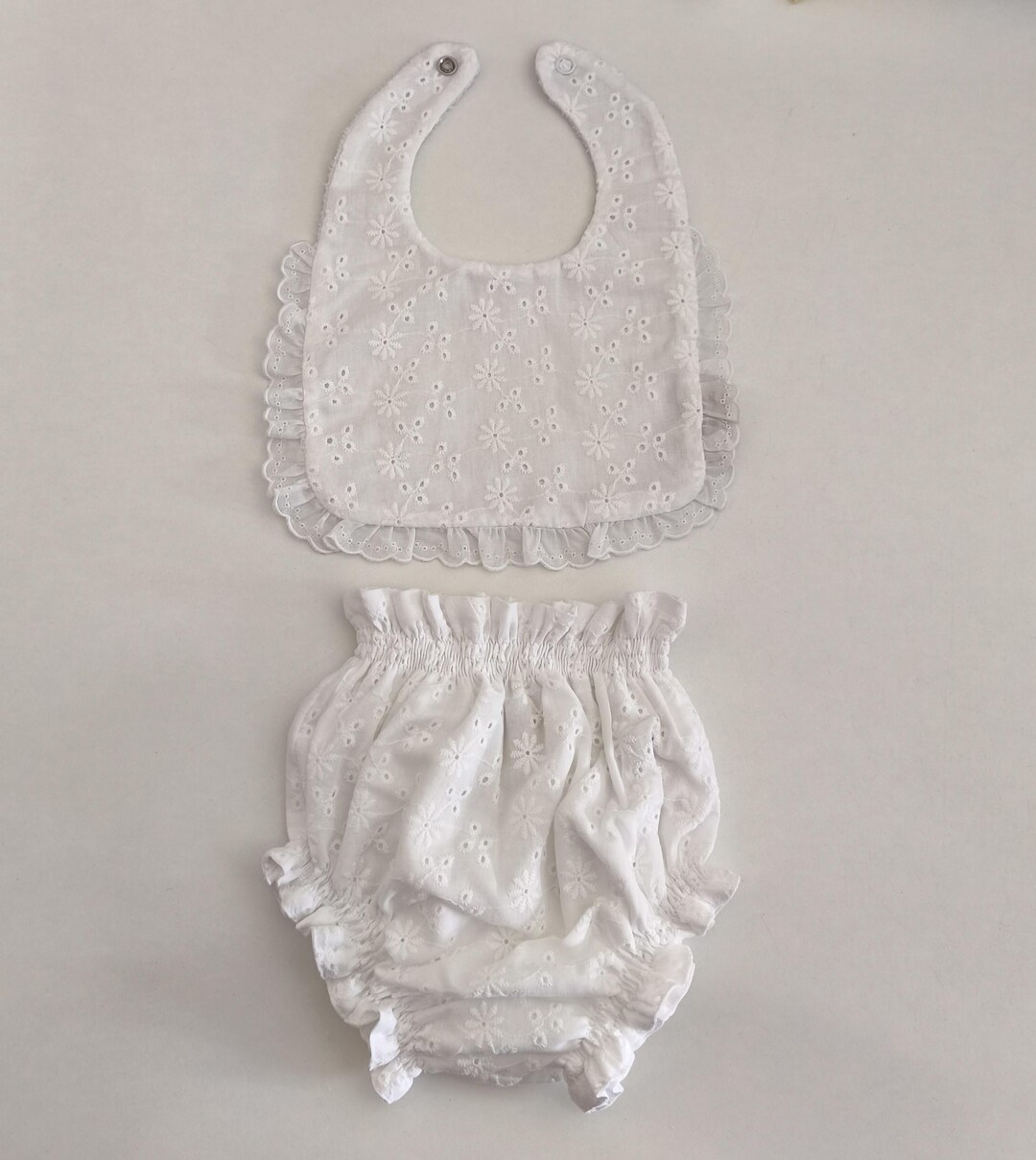 Baby Basket Set, Perforated Cotton Set, White Baby Set, Cotton Baby ...