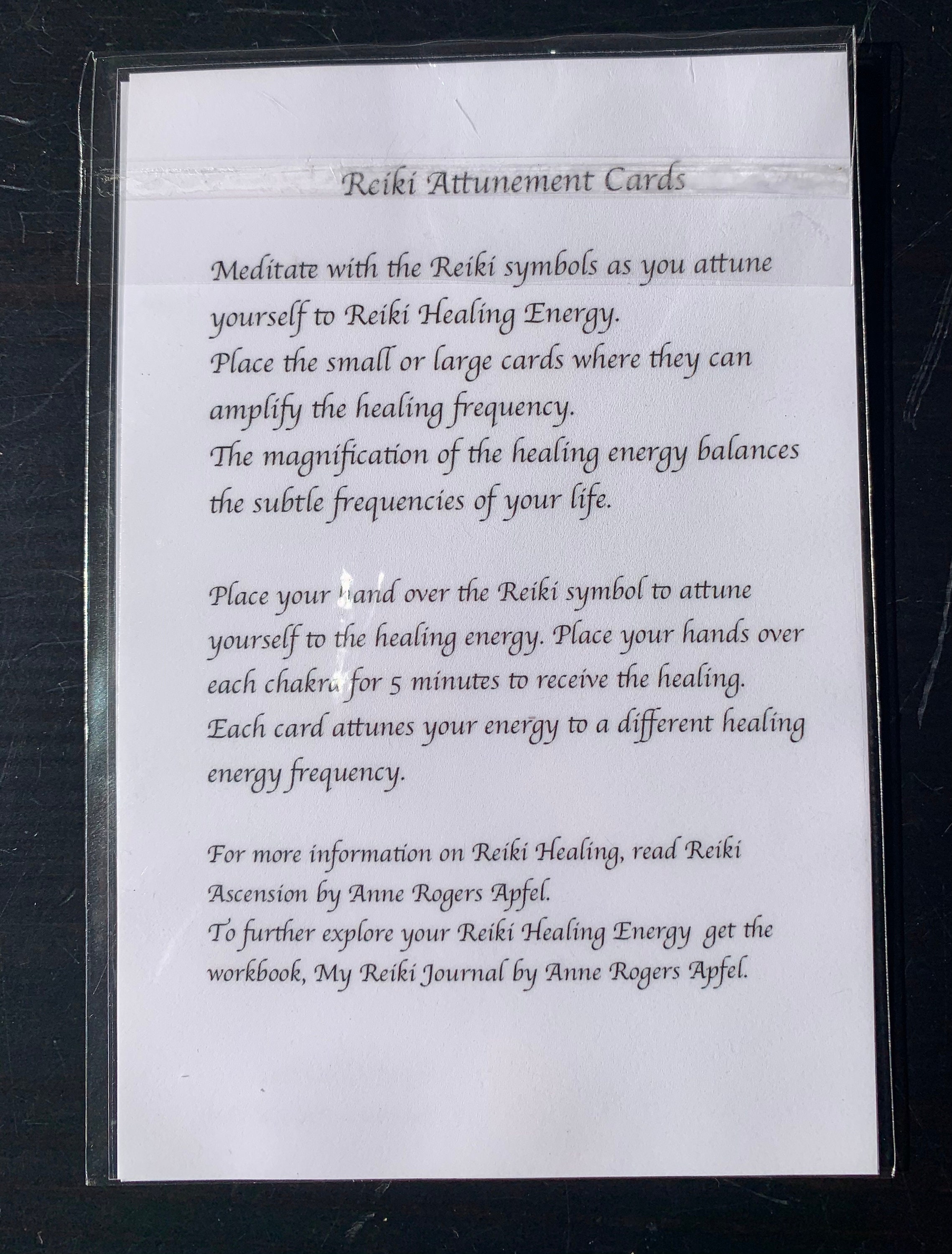 Reiki Symbol Attunement Cards - Etsy