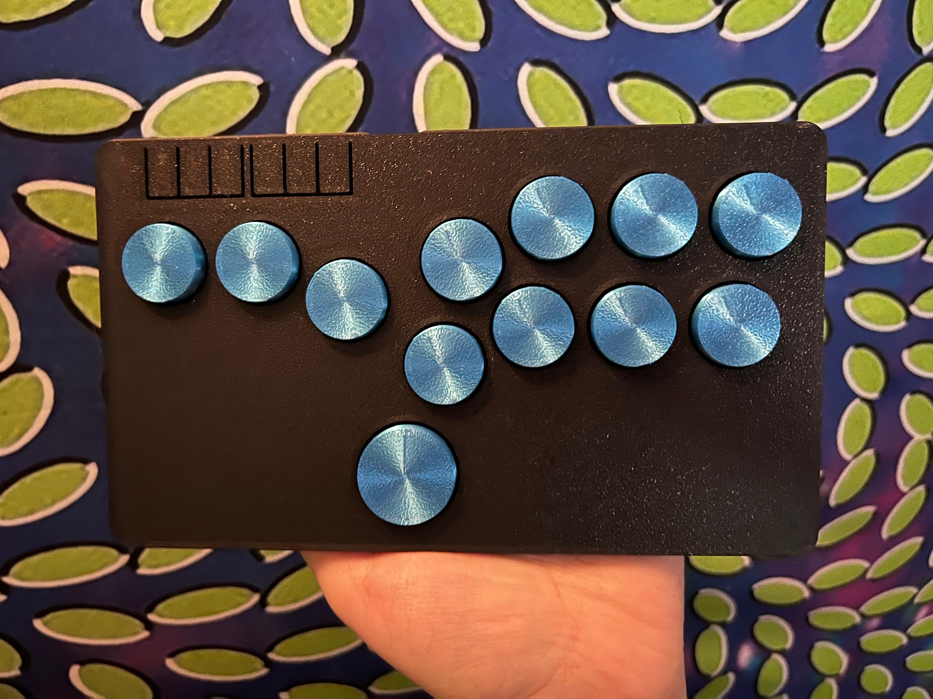 Hitbox Style Flatbox Leverlessstickless Controller With Hot Swappable Choc V2 Red Switches
