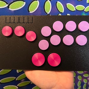 2 Thumb Hitbox-style Flatbox Tournament Legal Leverless/stickless ...