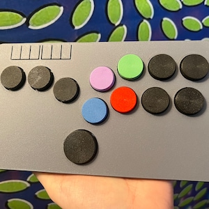 BUTTONS ONLY for Choc V2 Switches (cherry MX Stem) on Hitbox-style ...