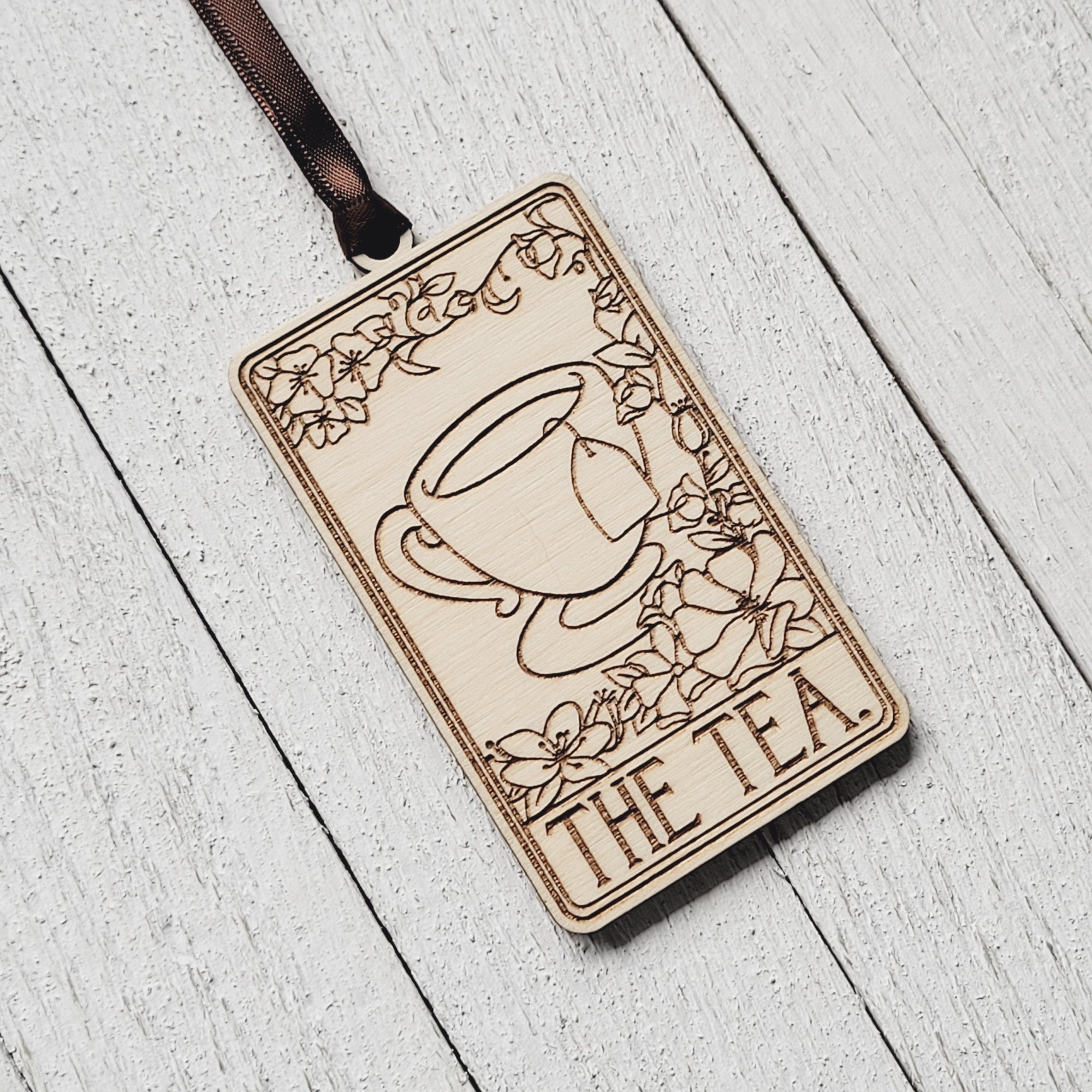The Tea Keep Calm and Drink Tea Tarot Card Double-sided Wooden - Etsy UK