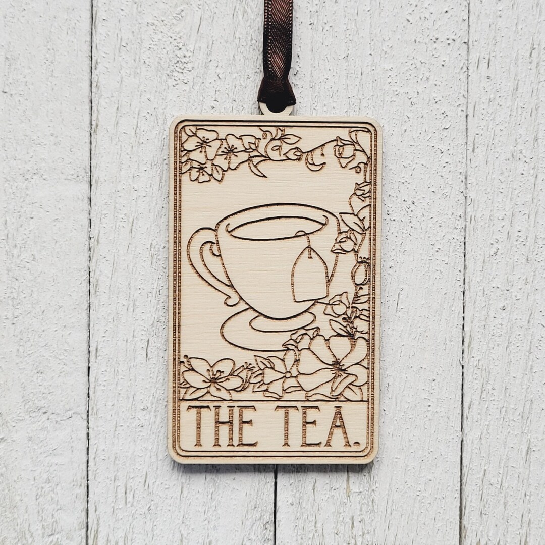 The Tea Keep Calm and Drink Tea Tarot Card Double-sided Wooden - Etsy UK
