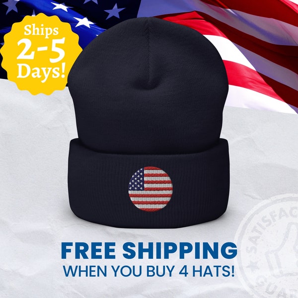Flag Beanie - Etsy