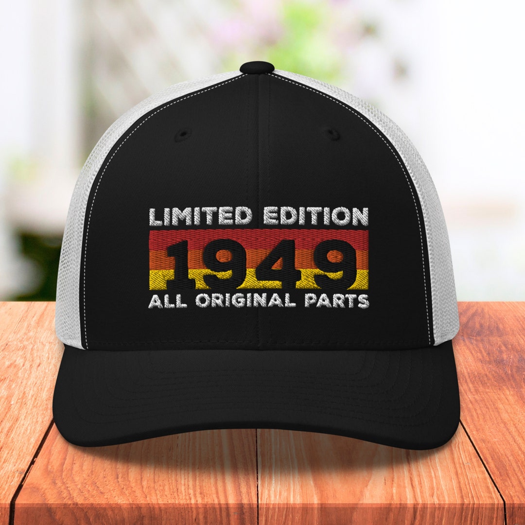 75th Birthday Gift, Aged to Perfection, Embroidered Trucker Hat, Funny ...