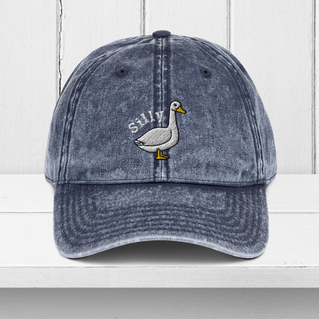 Silly Goose Hat, Vintage Baseball Cap, Custom Embroidered Hat, Cute ...