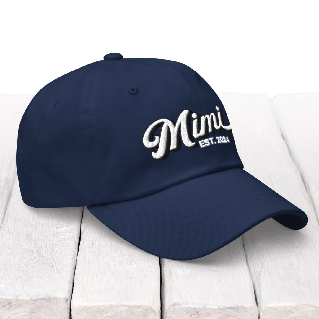 Mimi Custom Embroidered Hat, Pregnancy Announcement Grandparents, Mimi ...