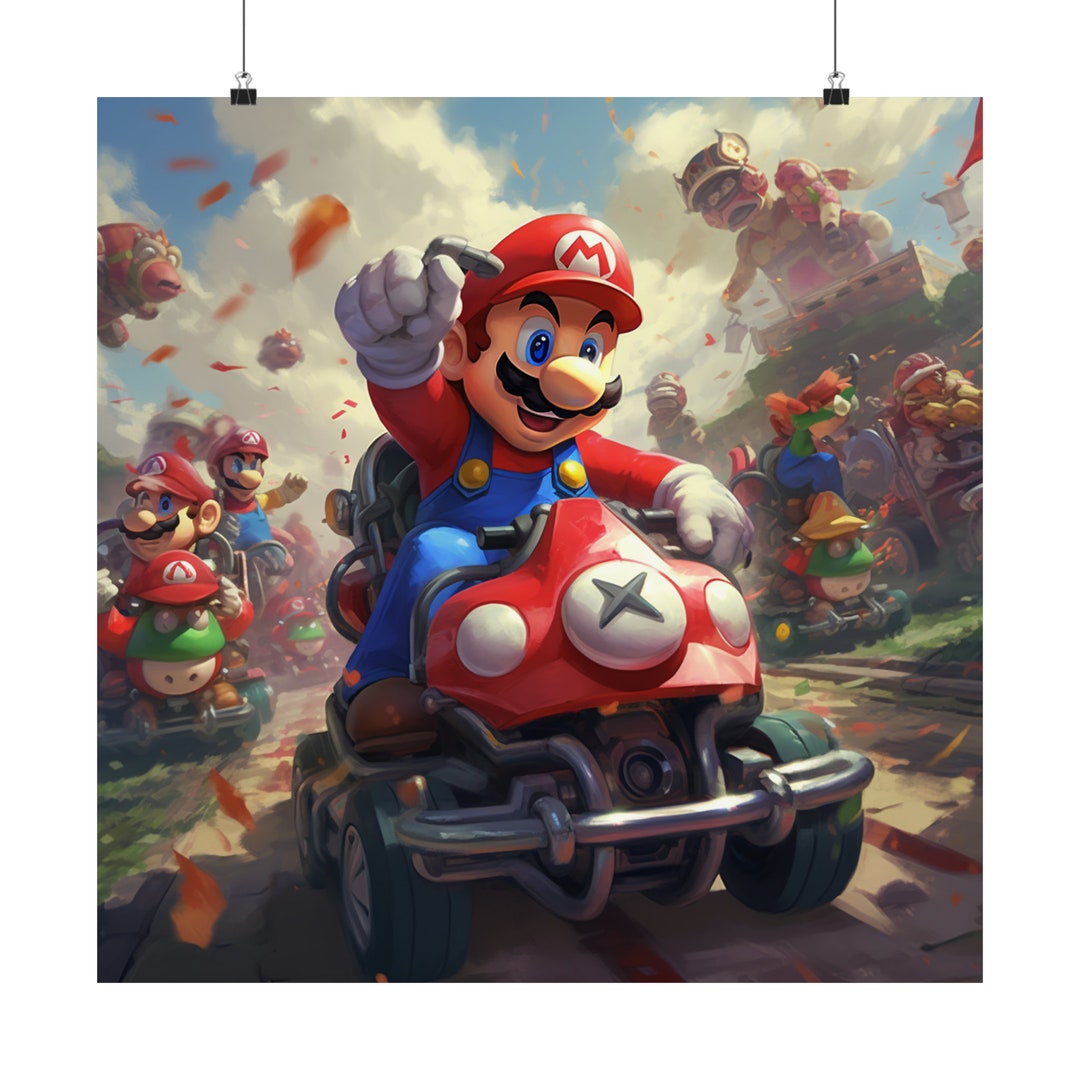 Mario Kart Poster - Etsy
