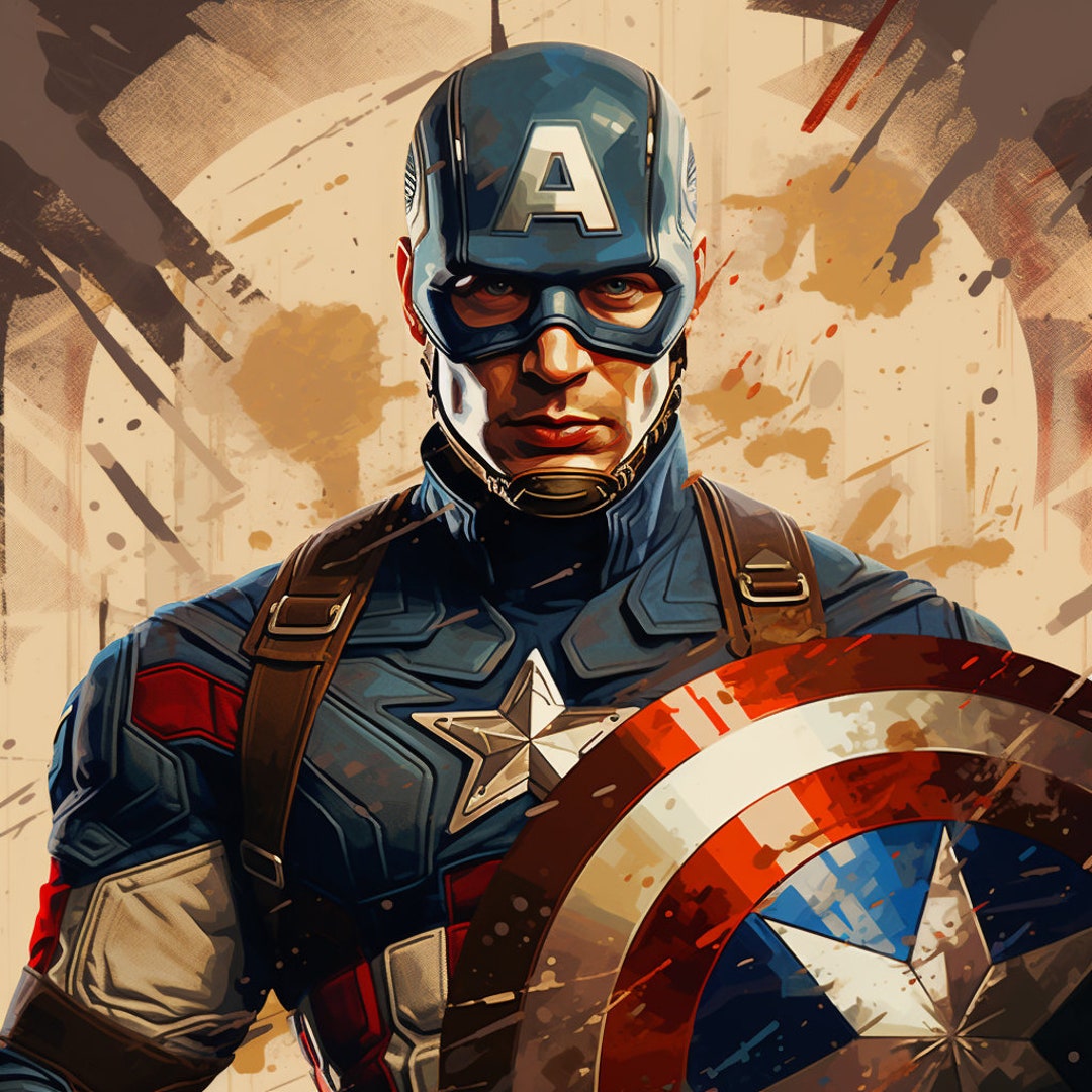 Captain America Poster - Etsy