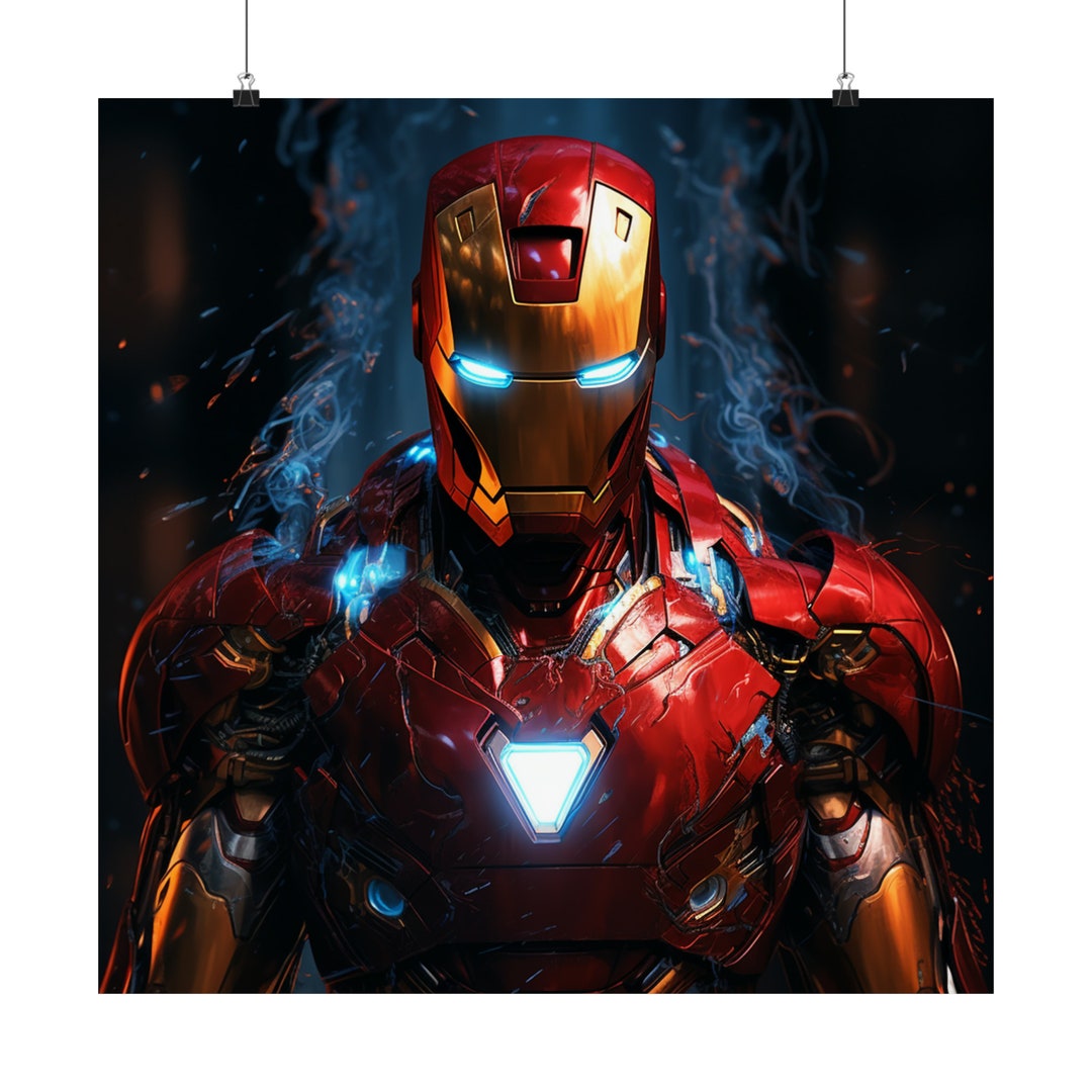 Iron Man Poster Art - Etsy