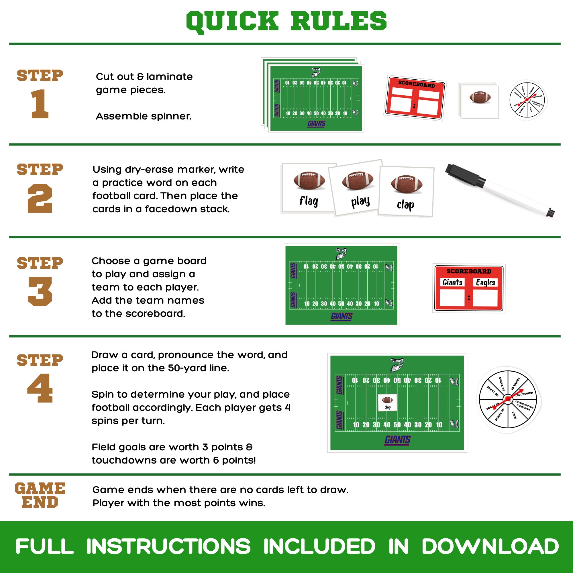 Football Phonics - Reading and Pronunciation for Sports Lovers - Etsy