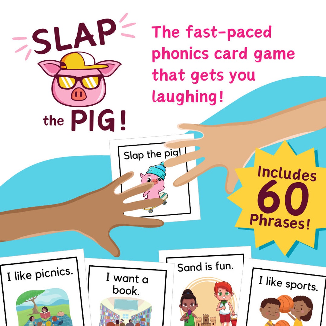 Slap the Pig! Fast-paced Phonics Game - Etsy