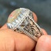 White Fire Water Opal Ring Ethiopian Fire Water Opal Ring Untreated ...