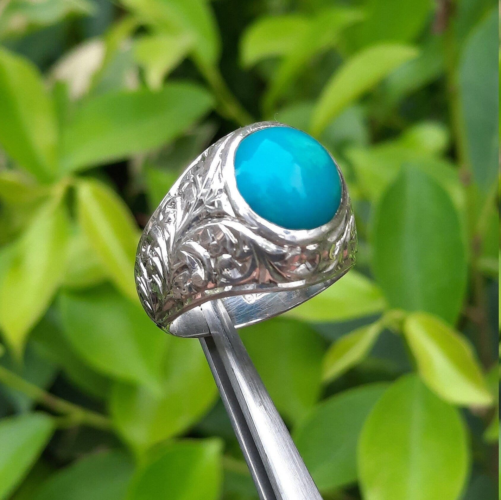 Feroza stone ring Etsy France