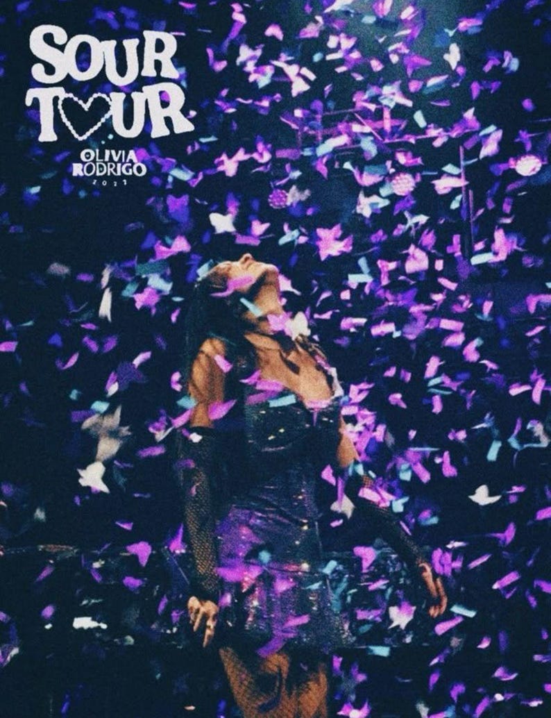 Kit com 100 pôsteres de parede inspirados em Olivia Rodrigo | Estética ...