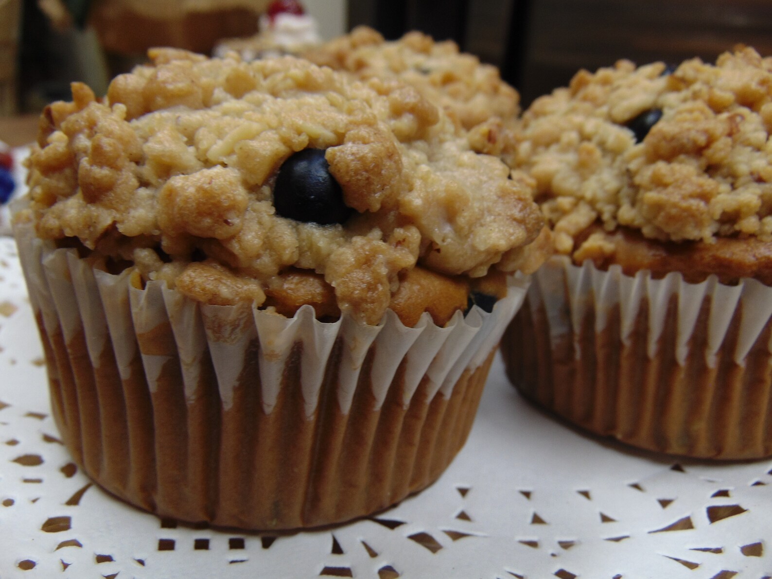 FAKE Blueberry JUMBO Muffins (set of 3) - Etsy