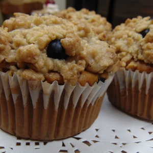 FAKE Blueberry JUMBO Muffins (set of 3) - Etsy
