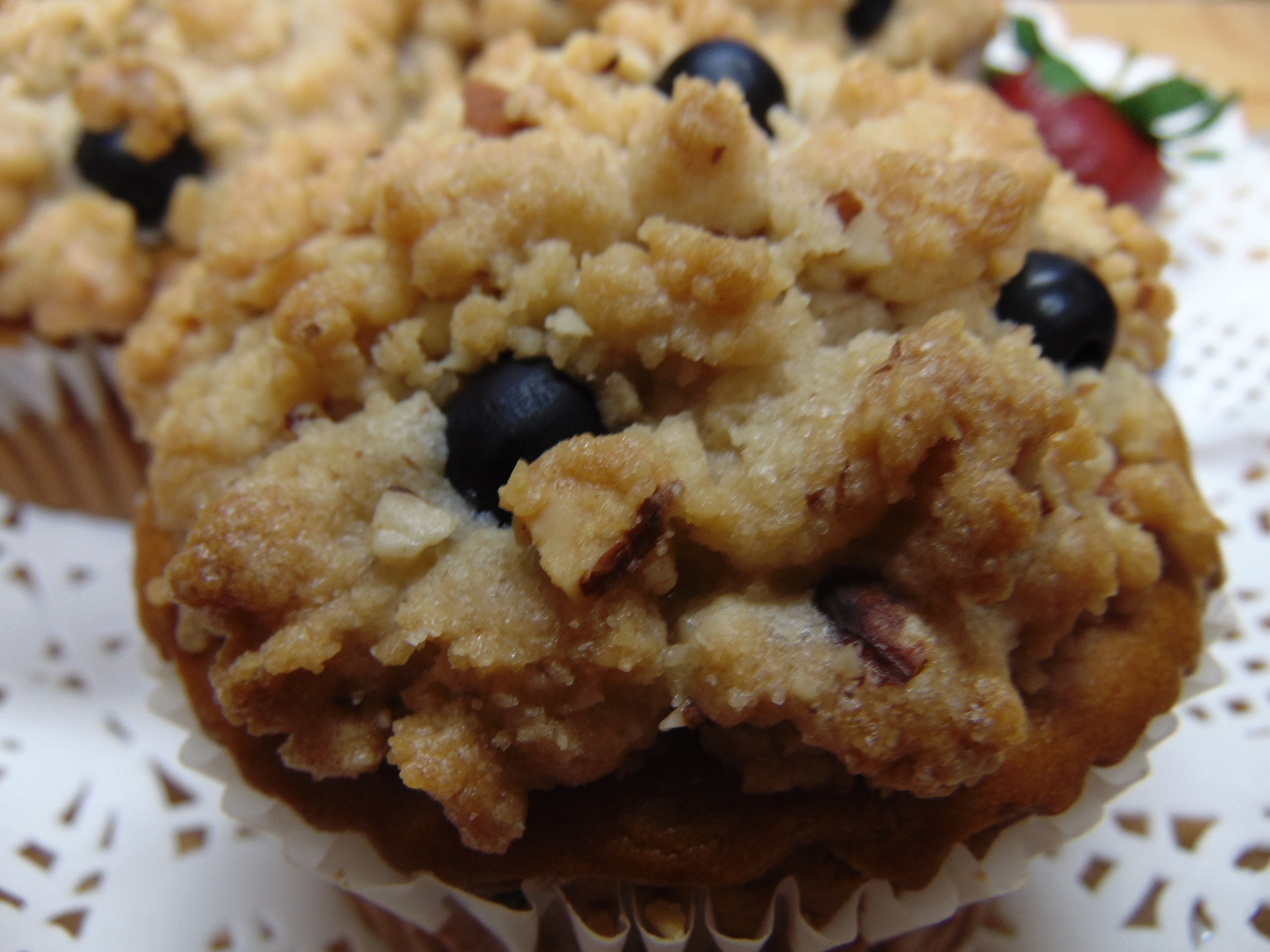 FAKE Blueberry JUMBO Muffins (set of 3) - Etsy