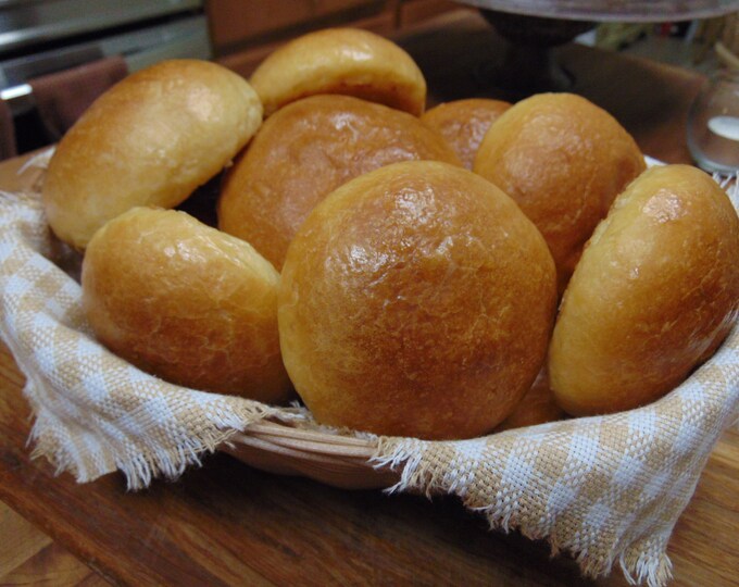 Basket of "fake" Dinner Rolls (one Dozen) - Etsy
