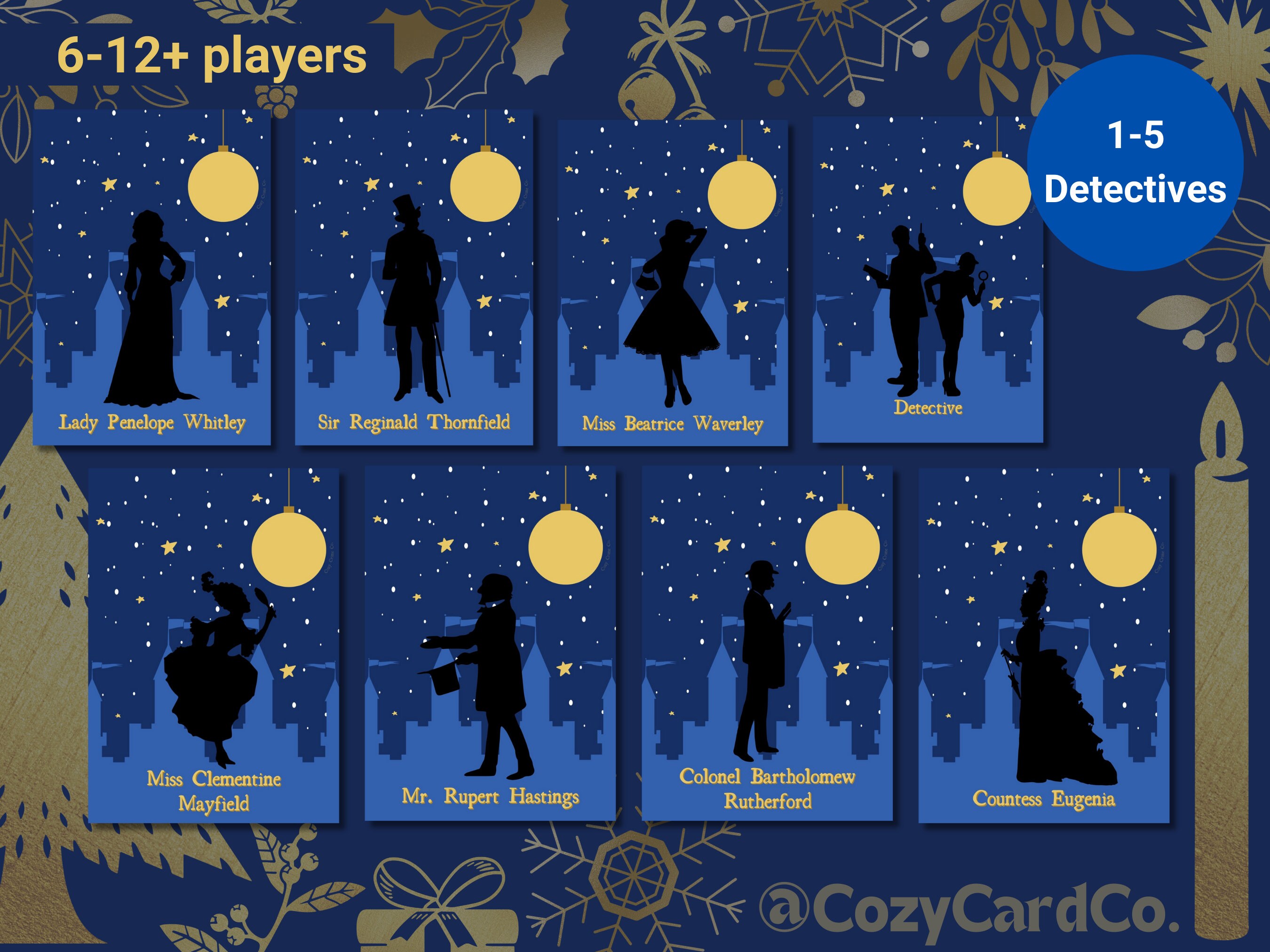 The Golden Ornament Gambit - Christmas Mystery Game - Party Game Escape ...