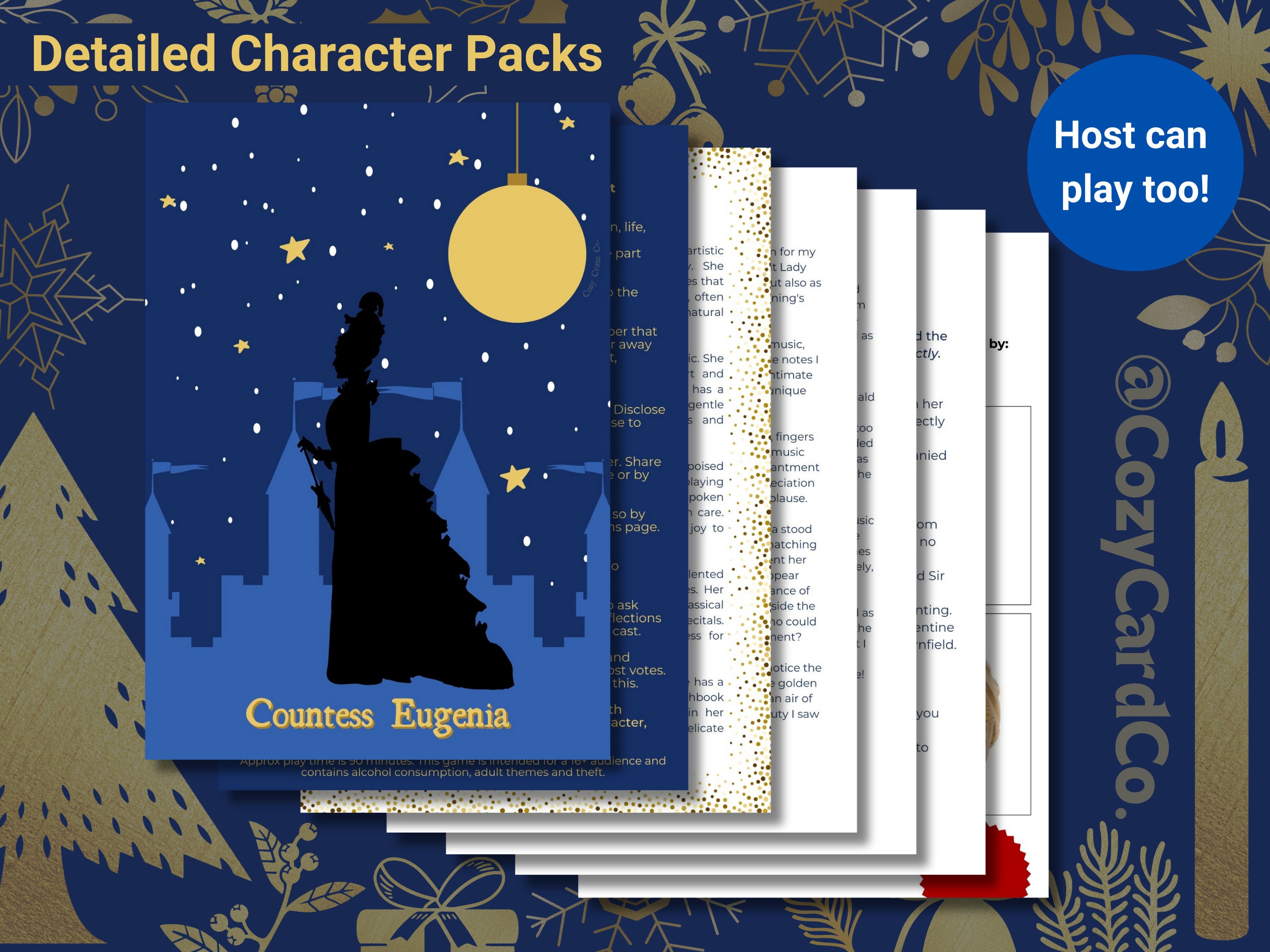 The Golden Ornament Gambit - Christmas Mystery Game - Party Game Escape ...