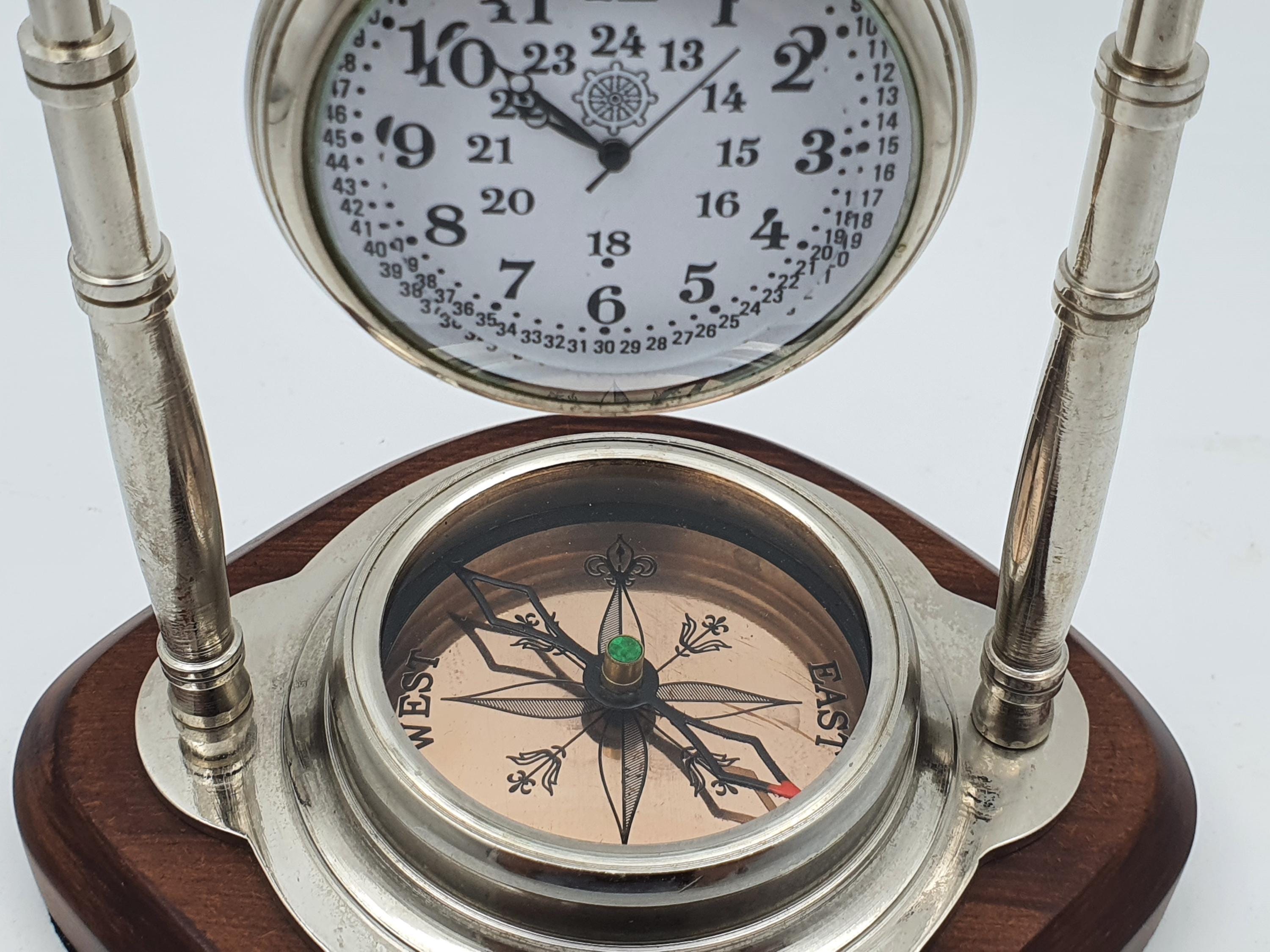 Personalized Desk Clock, Retirement Gift for Men, Corporate Gift ...