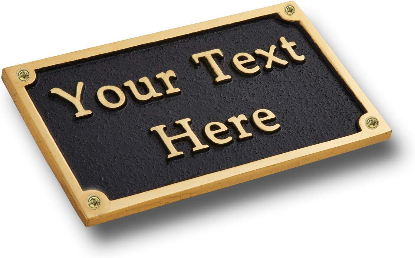 Custom Cast Bronze Signs & Plaque Personalized Logo Crest Plaques ...