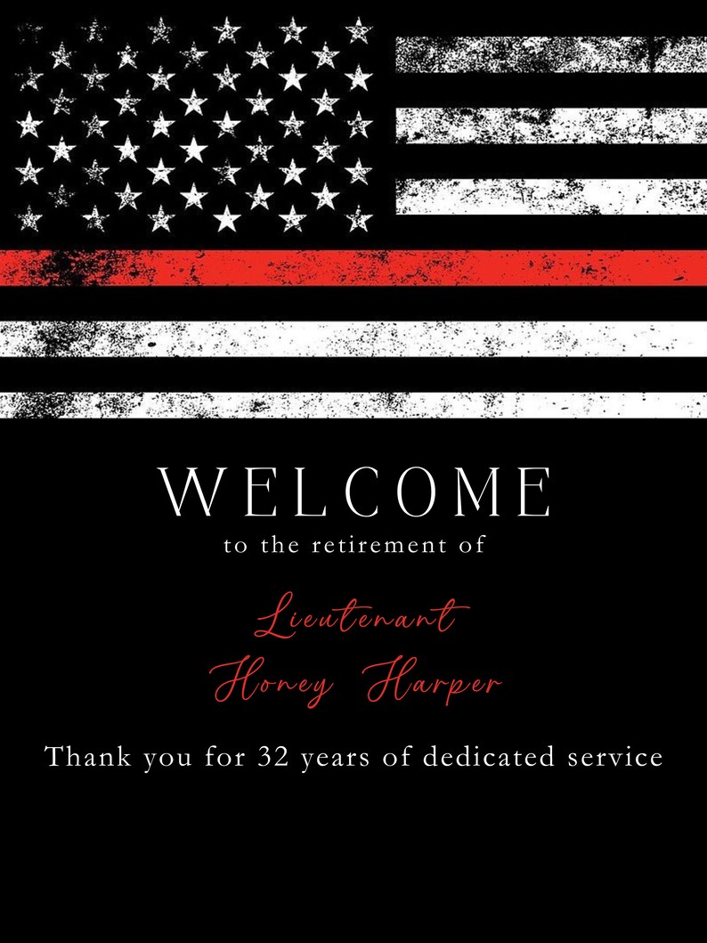 Retirement Sign Printed Seating Chart Custom Retirement Party Sign ...