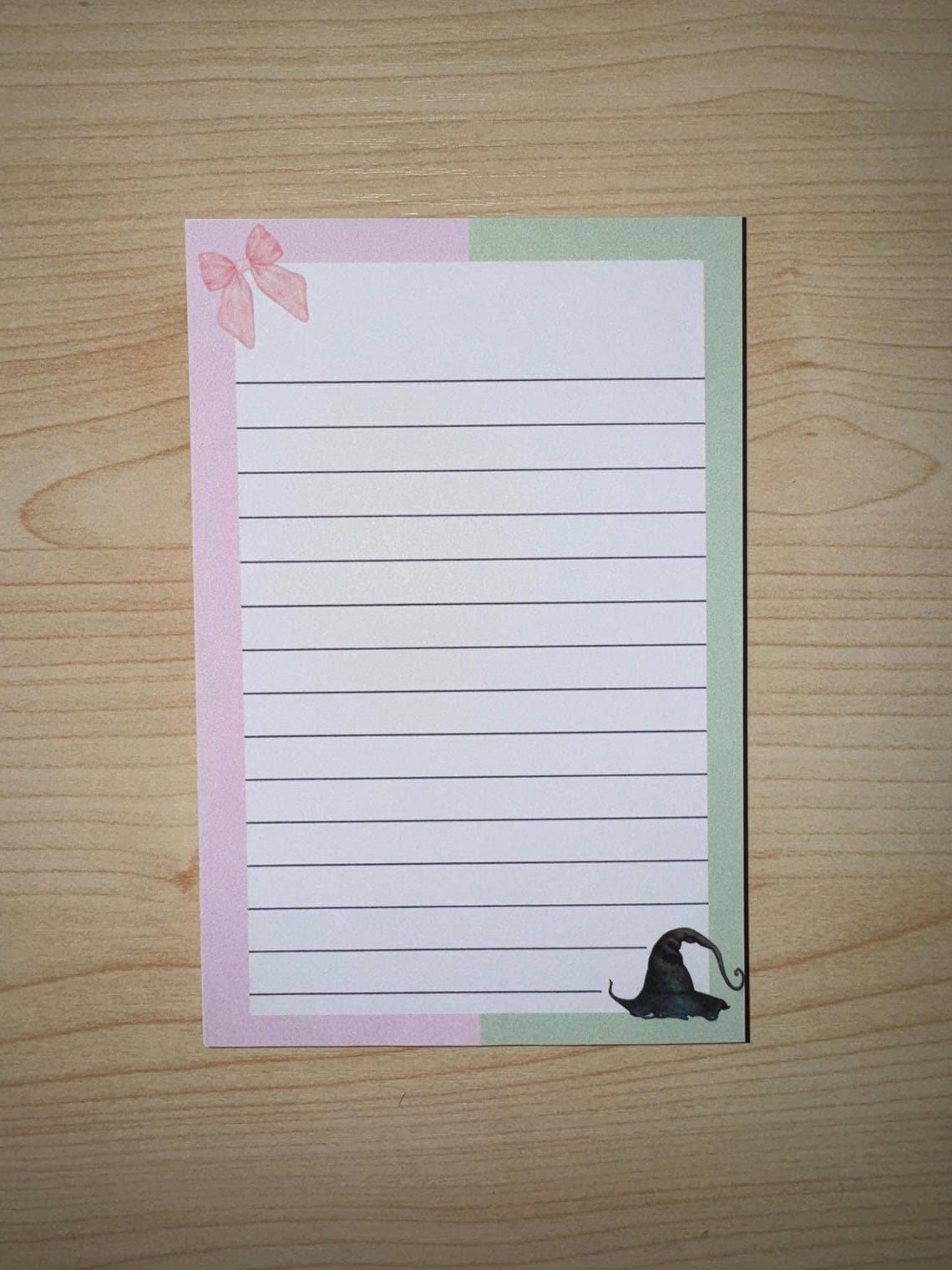 Wicked Witch Notepad: Green & Pink Stationery, Wizard of Oz Gift - Etsy