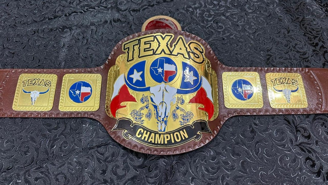 Texas Champion Heavyweight Wrestling Championship Adult Size - Etsy ...