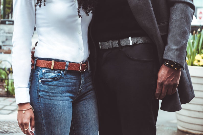 Stainless Steel Adjustable Belt Loop Keeper and Belt Flap Fix Across ...