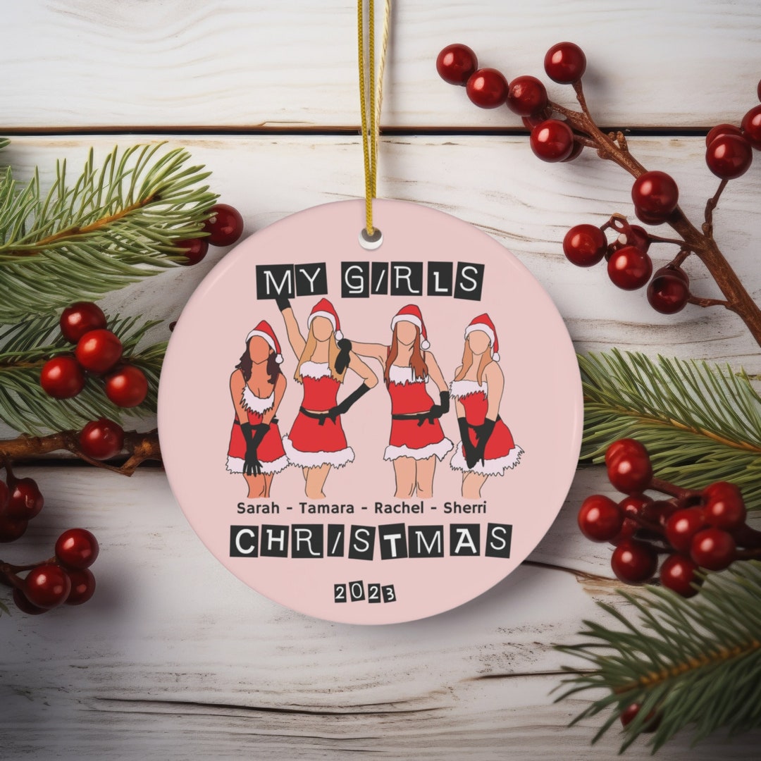 Personalized Mean Girls Christmas Ornament- Mean Girls Pink Burn Book ...