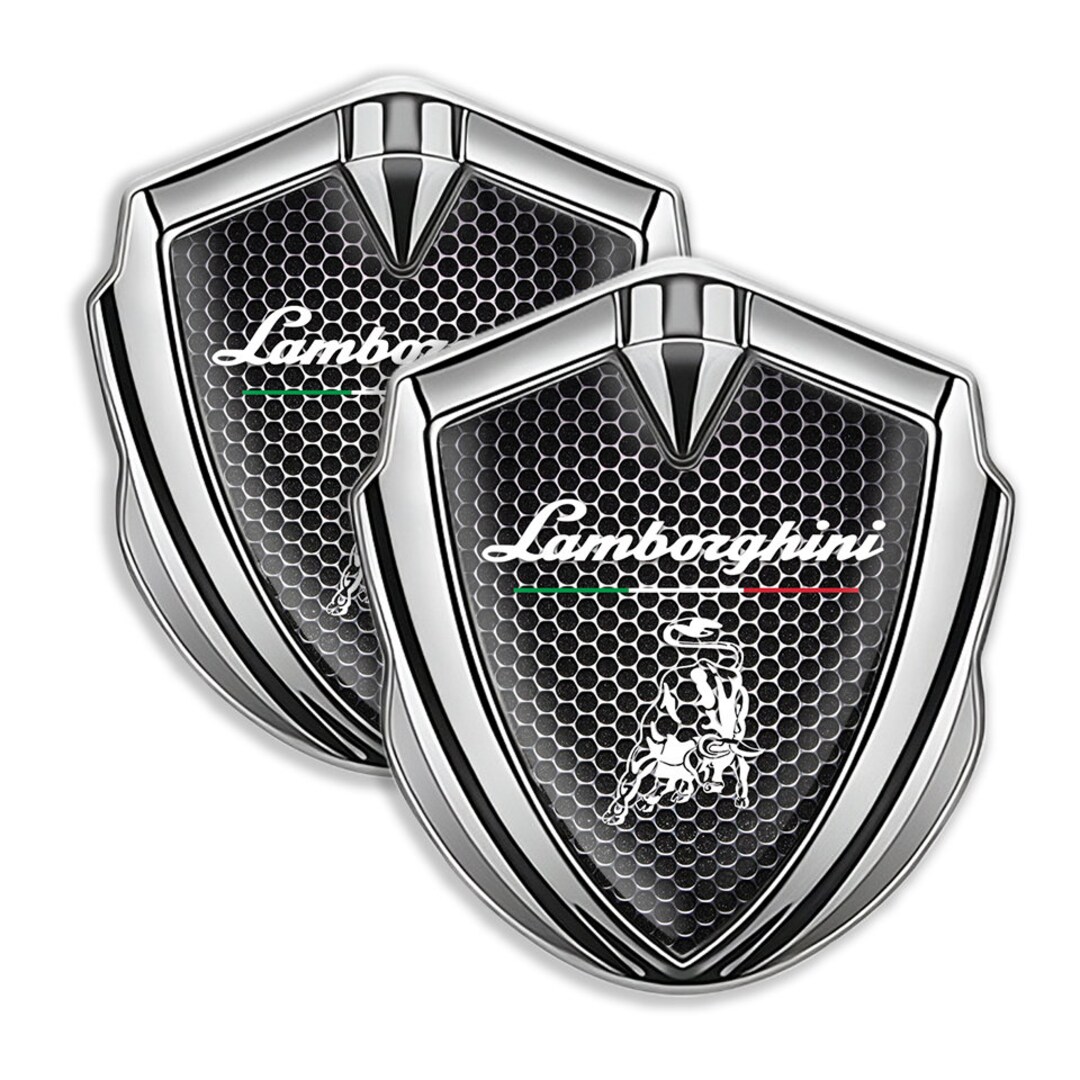Self-adhesive Lamborghini Metal Frame Shield Emblem Sticker - Etsy