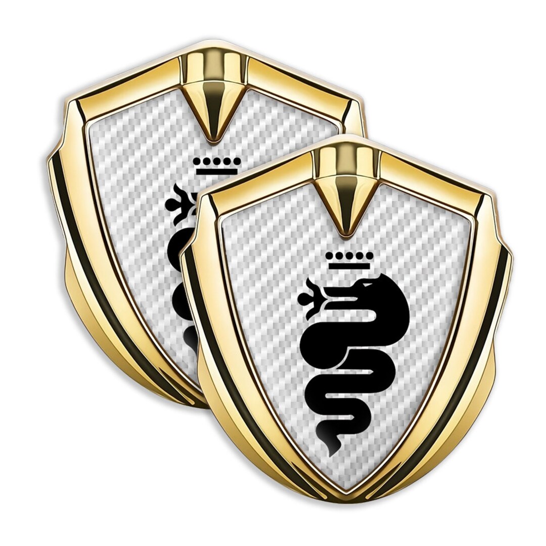 Self-adhesive Alfa Romeo Metal Frame Shield Emblem Sticker for - Etsy