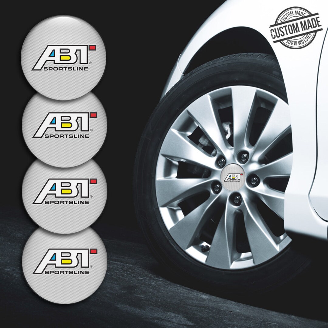 4xall Sizes 3D ABT Print Logo Domed Stickers for Wheel Center - Etsy