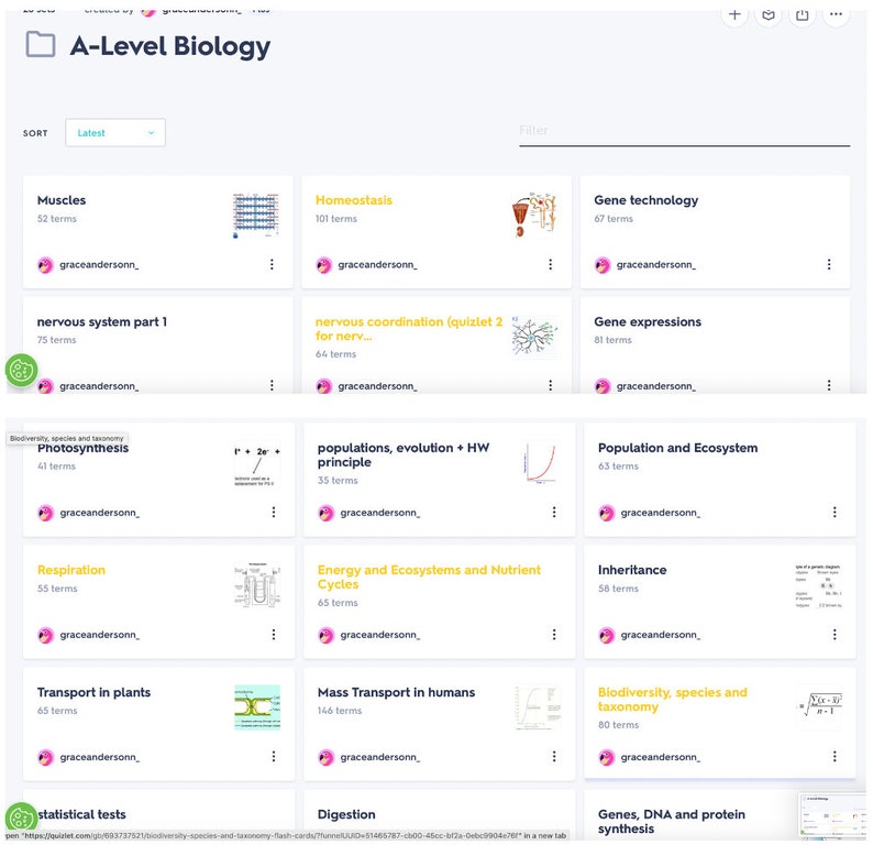 AQA A Level Biology Entire Specification Quizlet Set - Etsy AQA A Level Biology Entire Specification Quizlet Set - Etsy