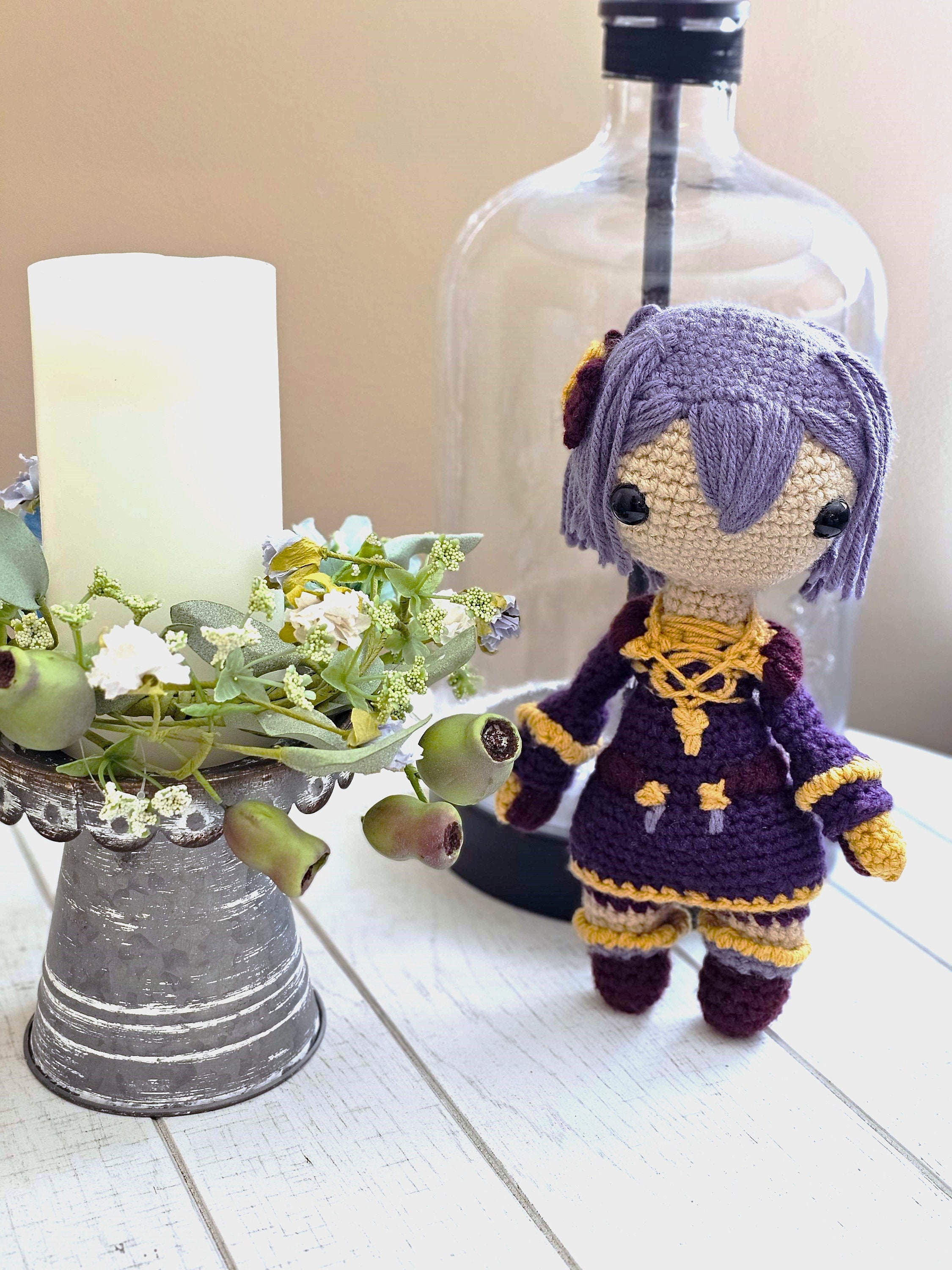 FE3H Fire Emblem Three Houses: Bernadetta Custom Crochet Anime Plush - Etsy