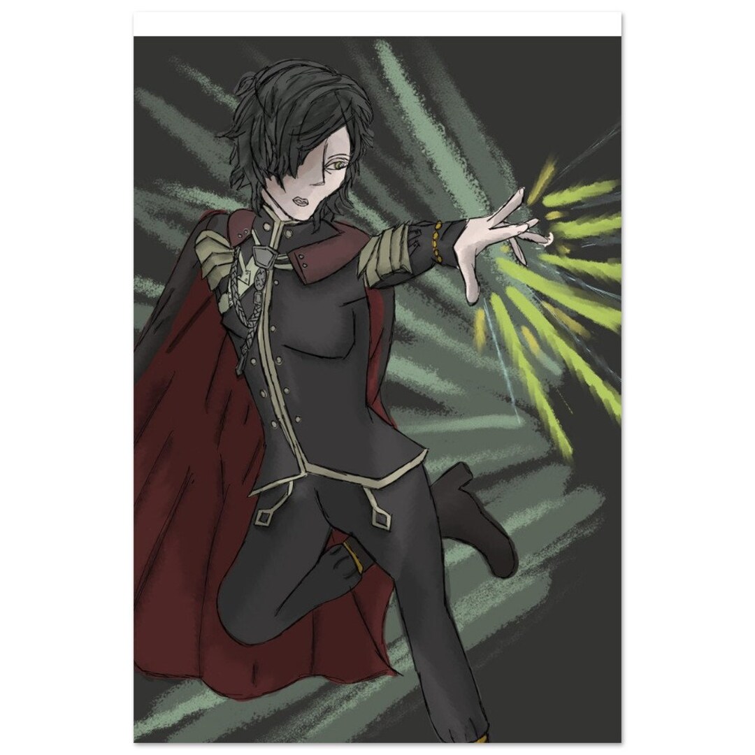 FE3H | Fire Emblem: Three Houses - Hubert Art Print - Etsy
