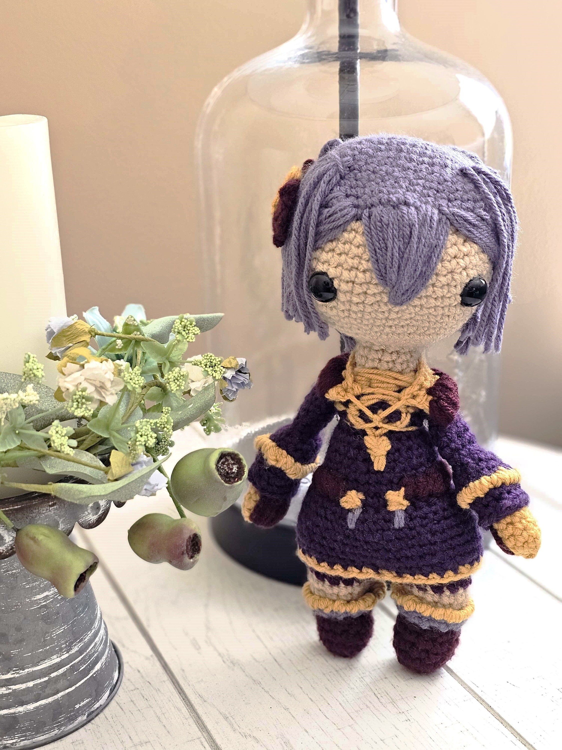 FE3H Fire Emblem Three Houses: Bernadetta Custom Crochet Anime Plush - Etsy