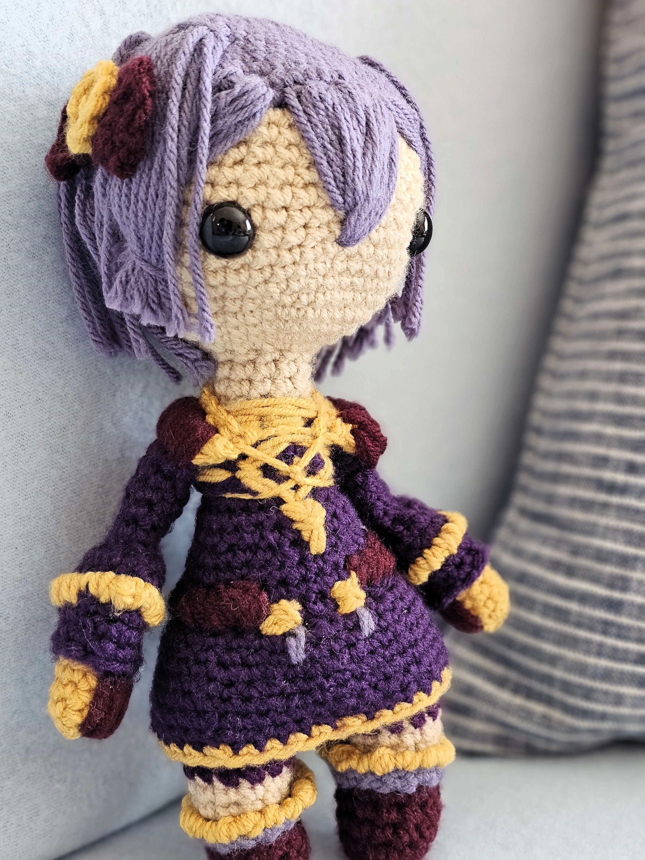 FE3H Fire Emblem Three Houses: Bernadetta Custom Crochet Anime Plush - Etsy