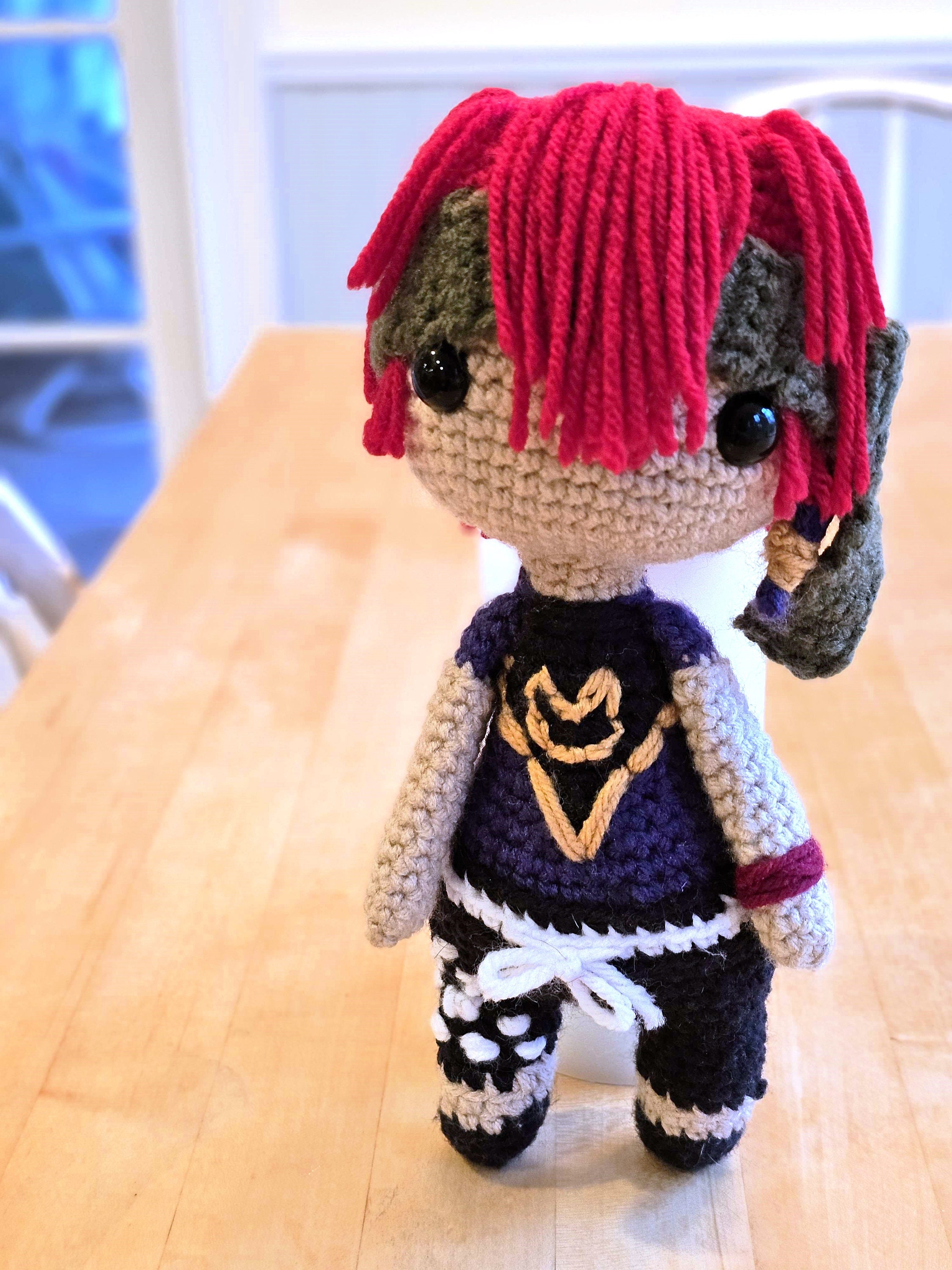 Cafe Enchante | Ignis Carbunculus Custom Crochet Handmade Otome Plushie ...