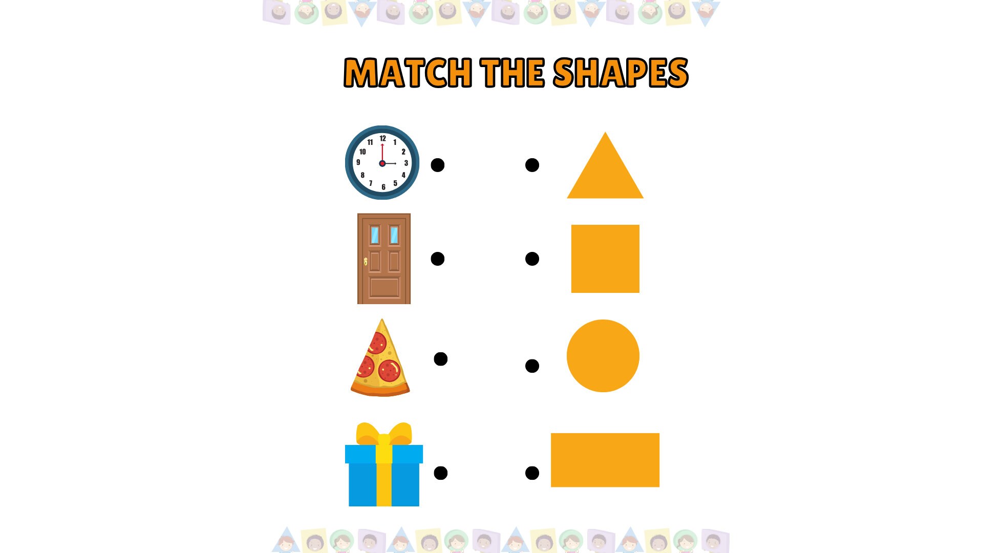 Preschool Shapes - Trace the Shapes- Pre-k Curriculum Worksheets ...