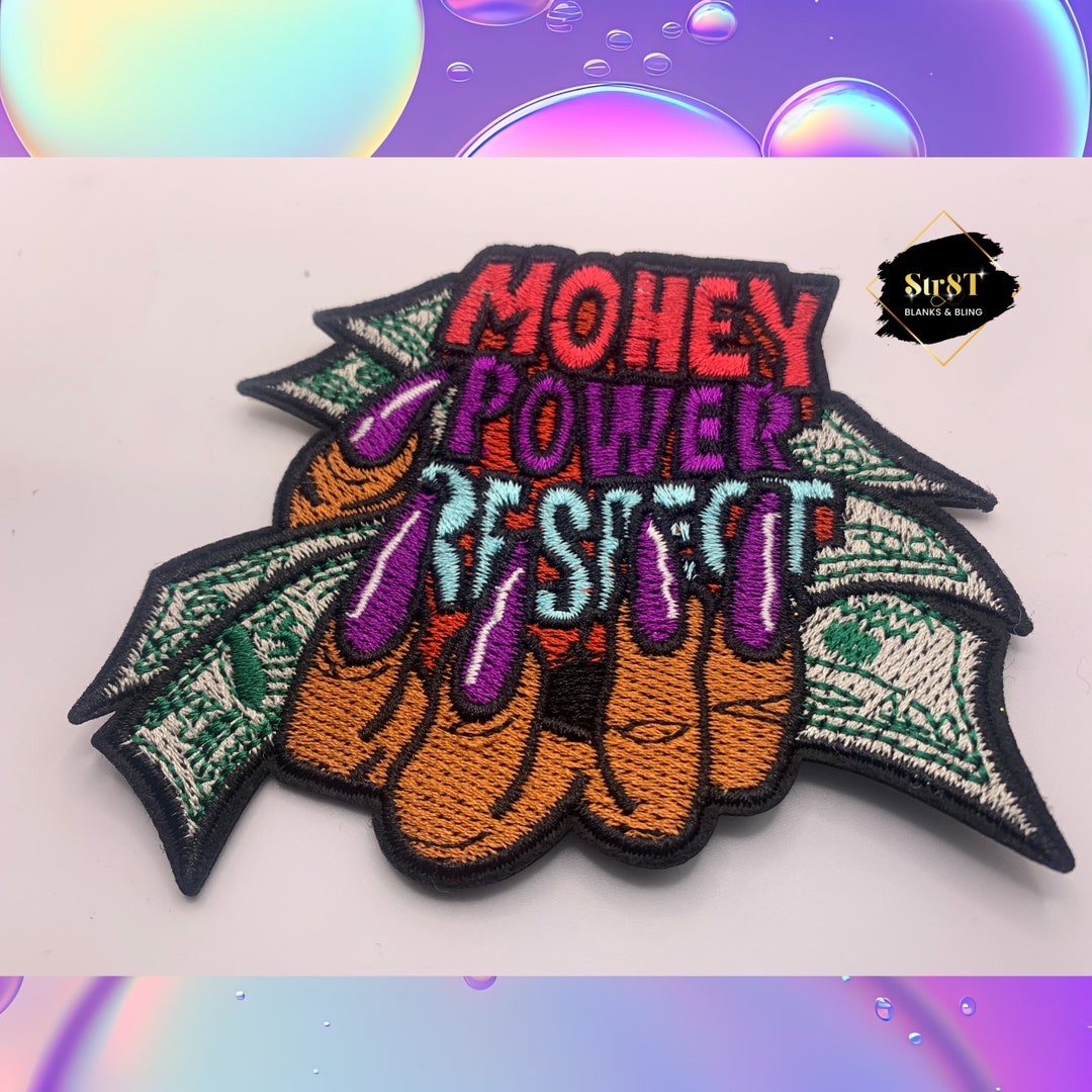 Money Power Respect Iron on Patch - Etsy