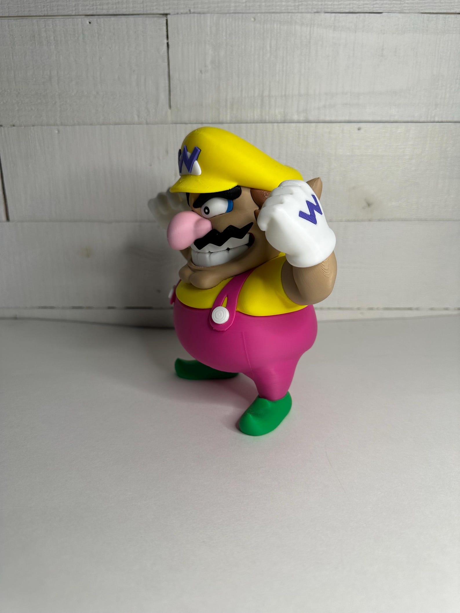 3D Printed Wario Figure – Mario-inspired Collectible | Custom Fan Art ...