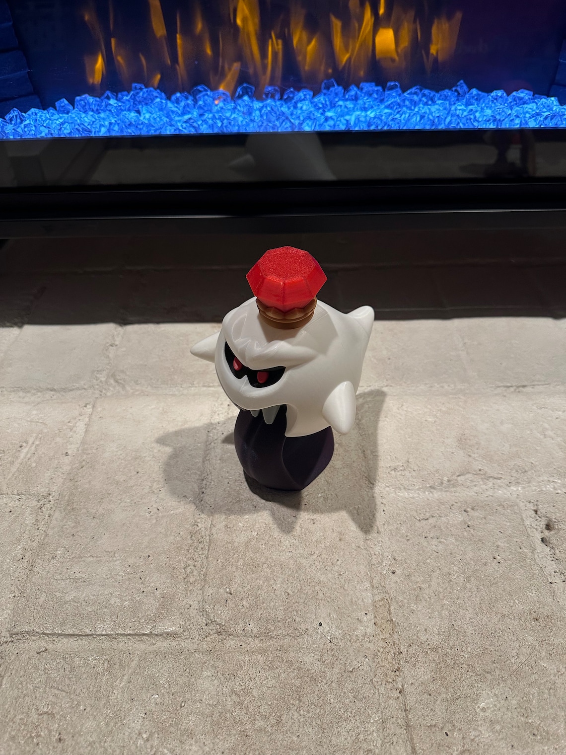 King Boo Figure With Removable Tongue - Mario Inspired 3D Printed ...