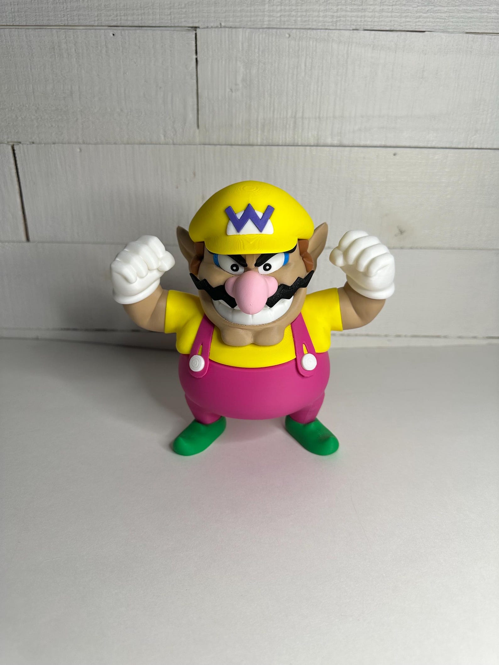 3D Printed Wario Figure – Mario-inspired Collectible | Custom Fan Art ...