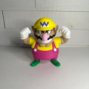 3D Printed Wario Figure – Mario-inspired Collectible | Custom Fan Art ...
