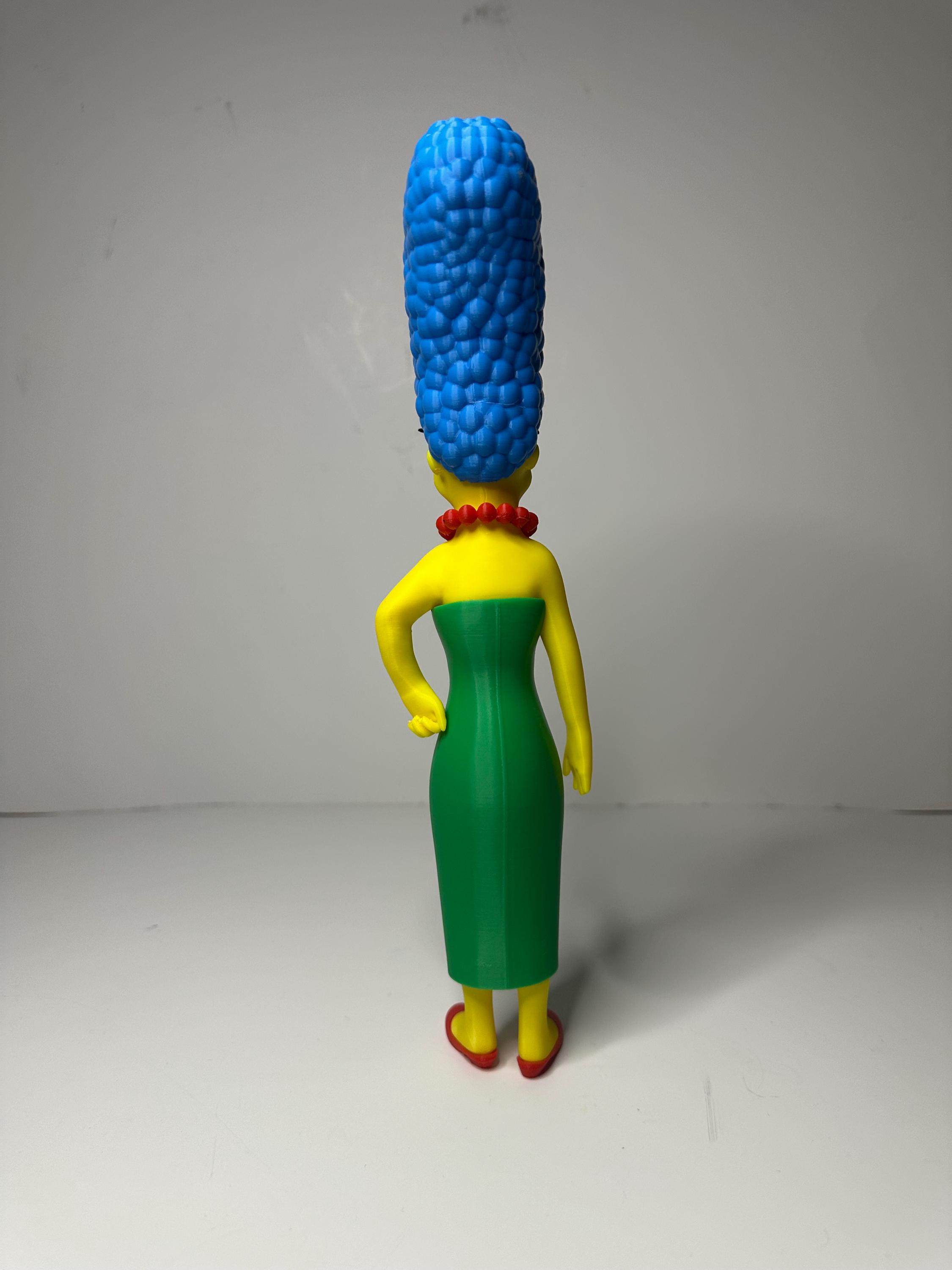 Marge Simpson – 3D Printed Simpsons Figure - Etsy