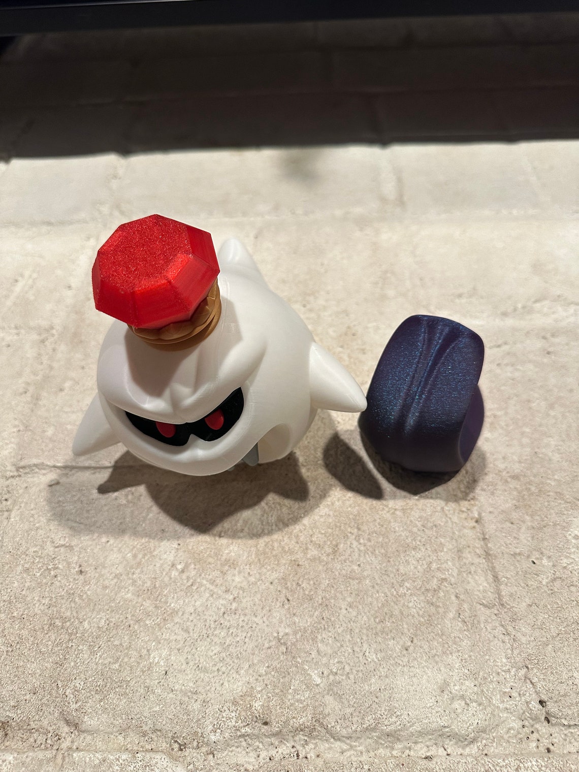 King Boo Figure With Removable Tongue - Mario Inspired 3D Printed ...
