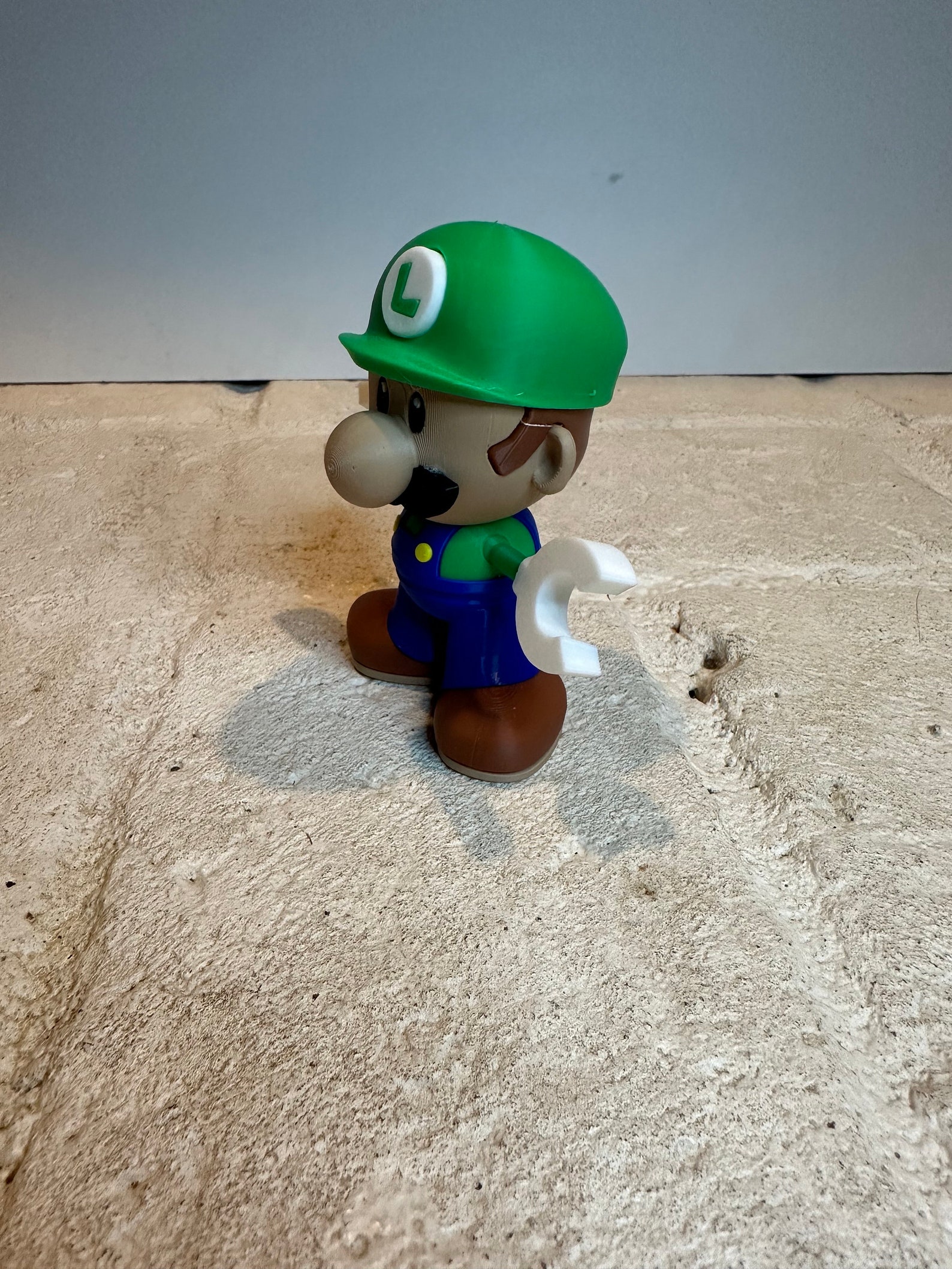 3D Printed Rotating Toy Mario/luigi With Fully Articulated Arms ...